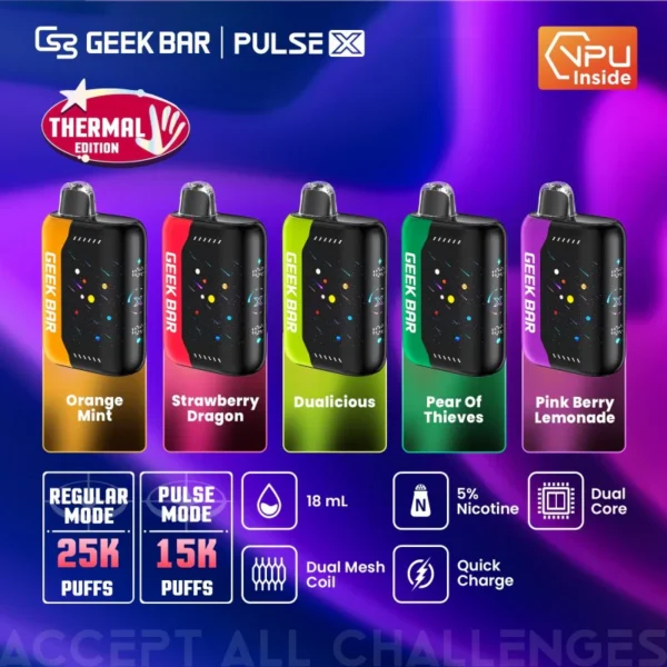 GEEK BAR Pulse X 25K puffs*150（1case）*10 – OOALL
